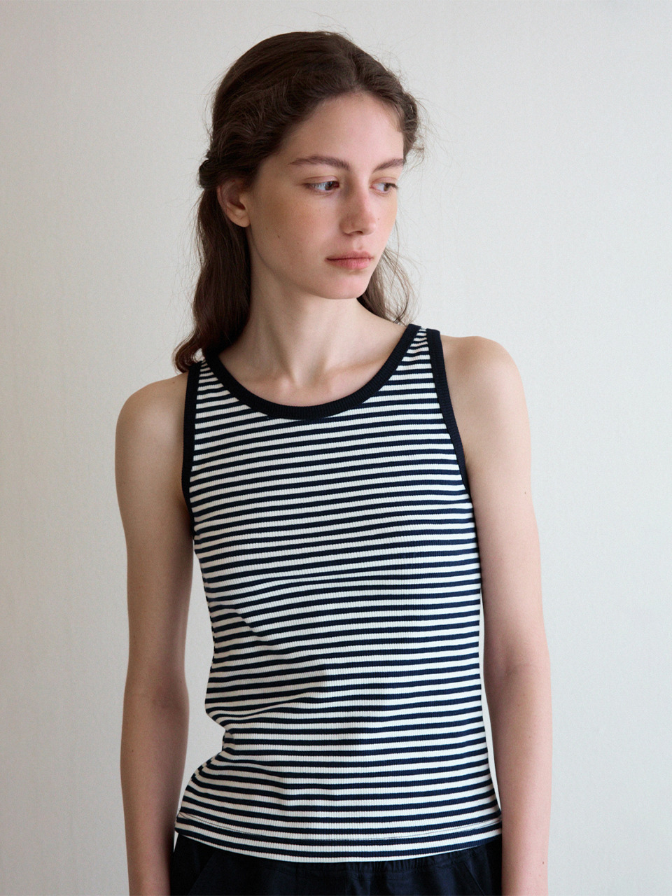Basic Sleeveless-Stripe - HAGO(하고)