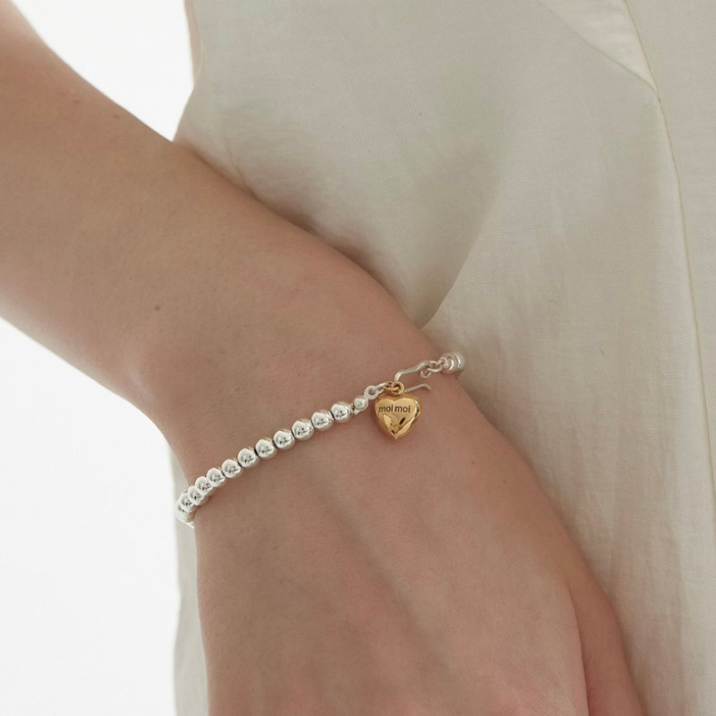 Love ball hook bracelet (combi) - HAGO(하고)