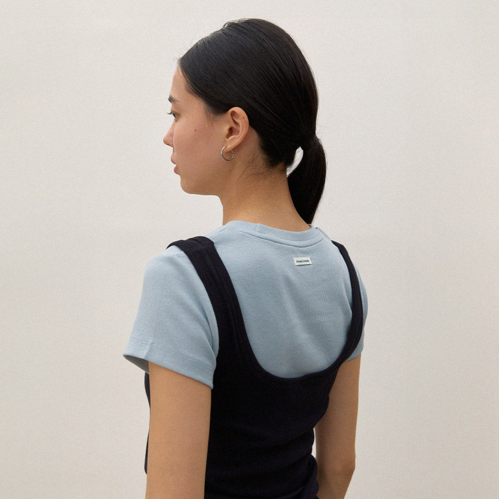 7th / winona half tee - sky - HAGO(하고)