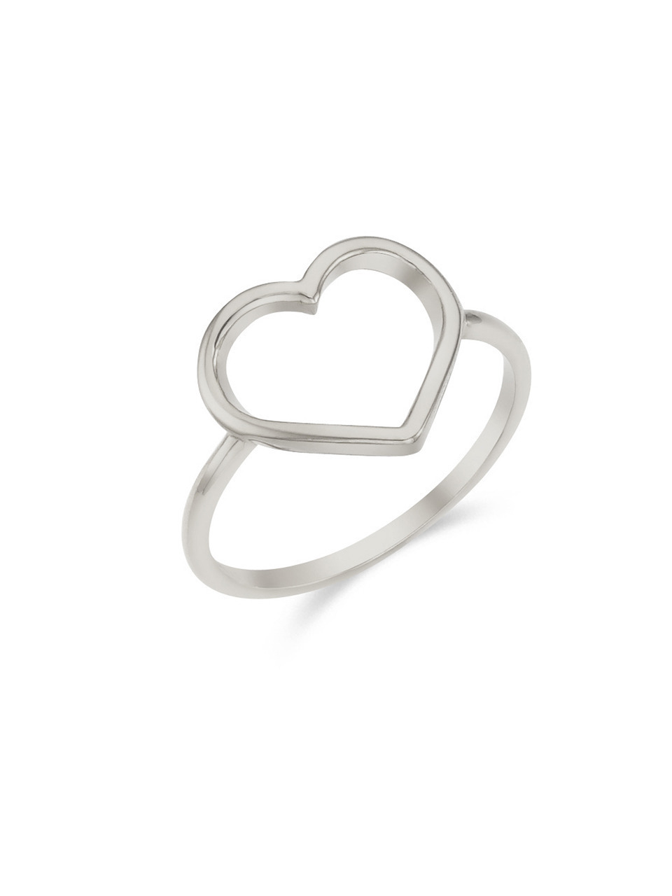 [sv925]Sweet basic heart ring_Basic Silver - HAGO(하고)