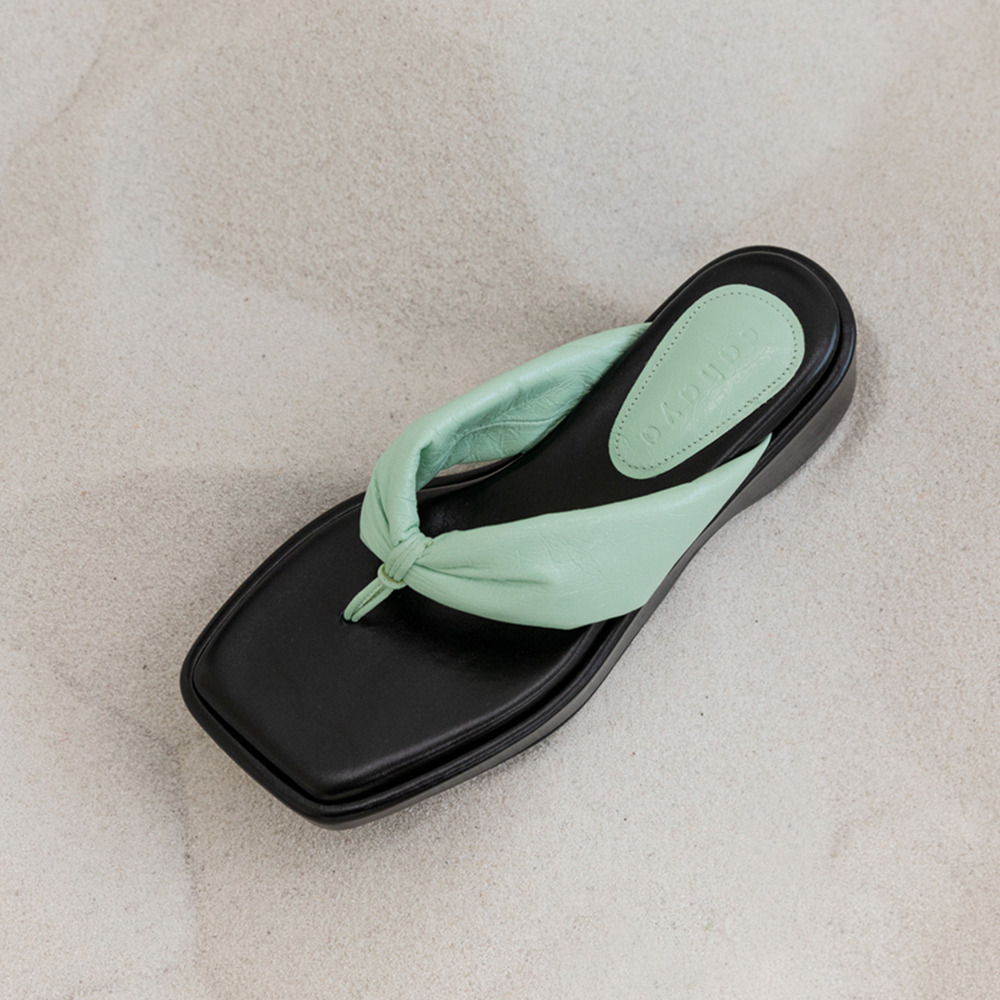 PADDED FLIP-FLOP_MINT - 하고