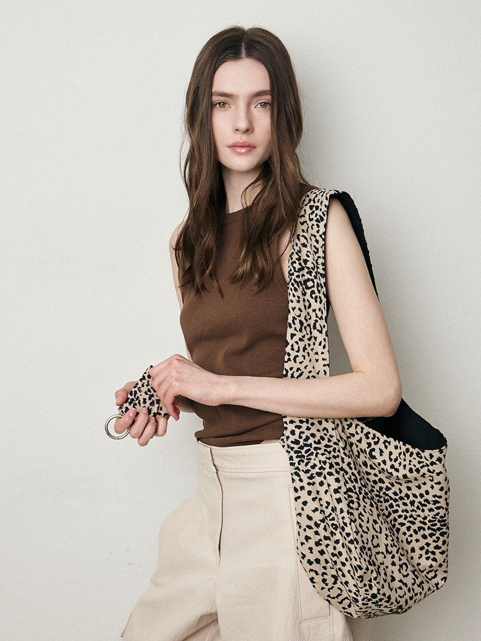 Leopard Big Hobo Bag_3color - 하고(HAGO)