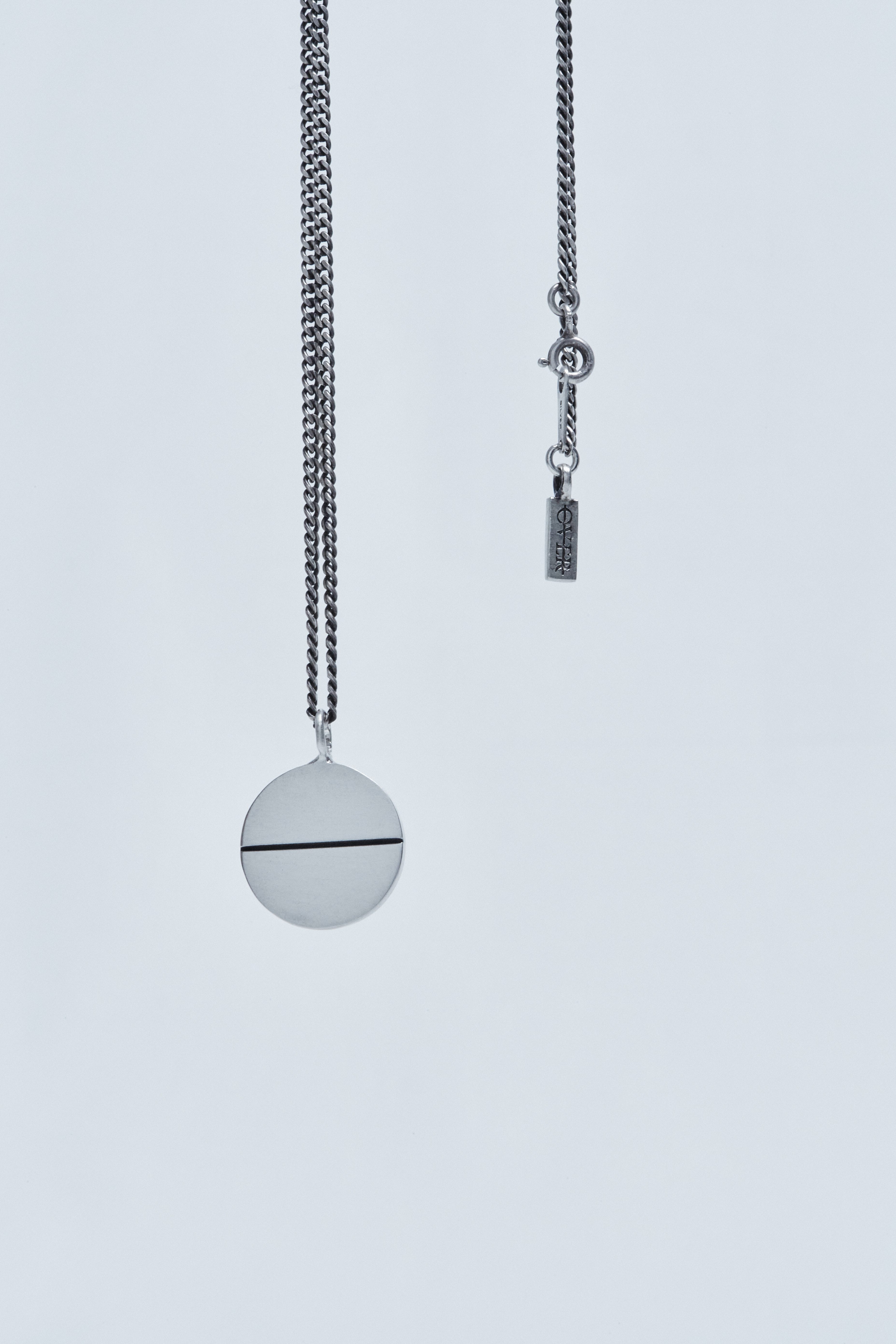 One line circle pendant - HAGO(하고)