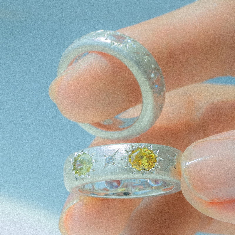Milky Way Ring (Color Stone) - HAGO(하고)