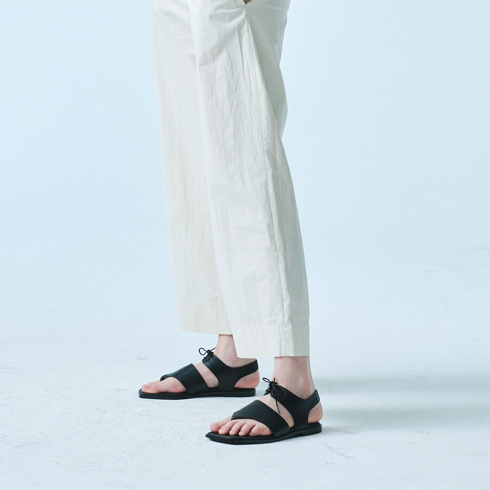 Andy lace sandals(Black) - HAGO(하고)