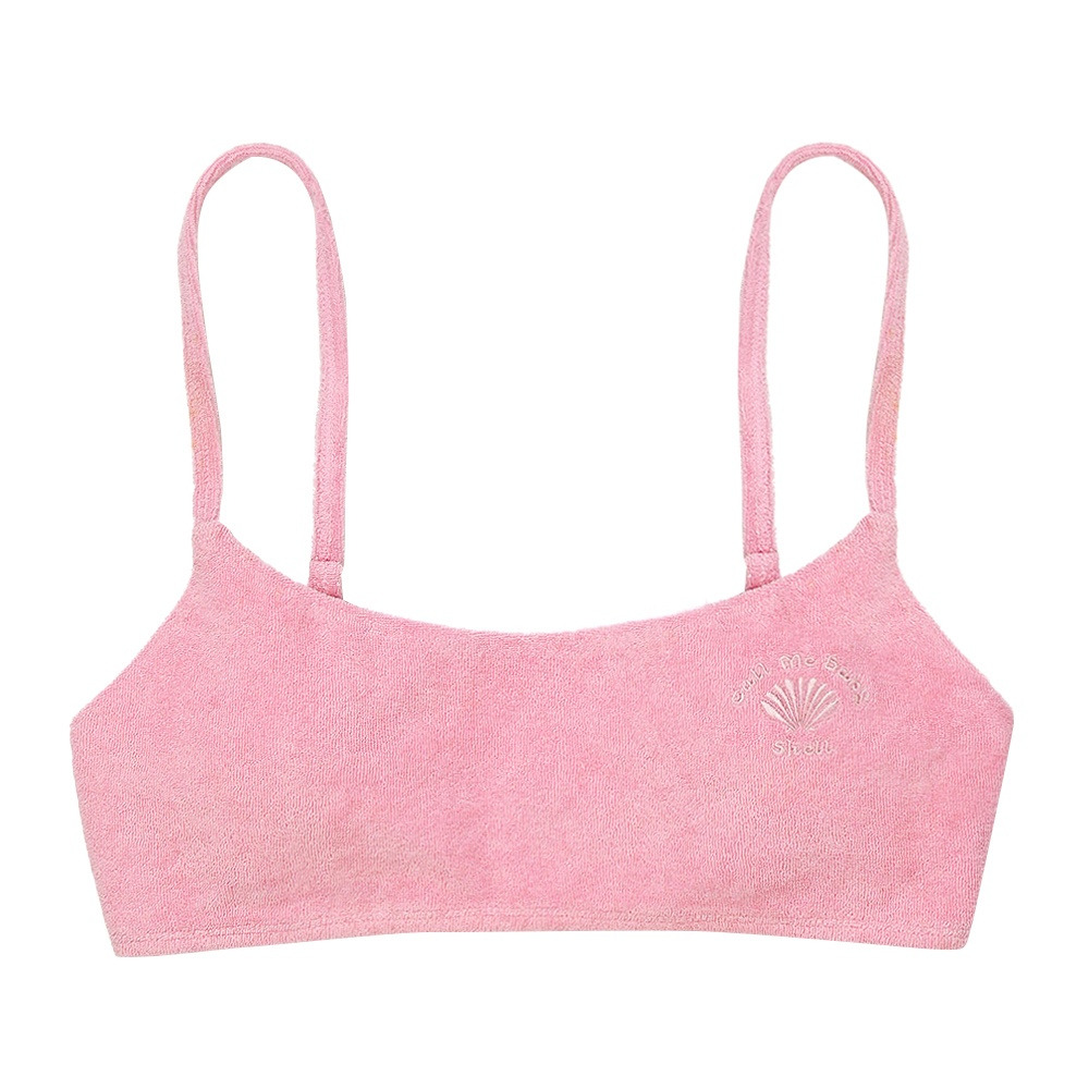 Chloe Terry Bikini Top _ Pink - HAGO(하고)