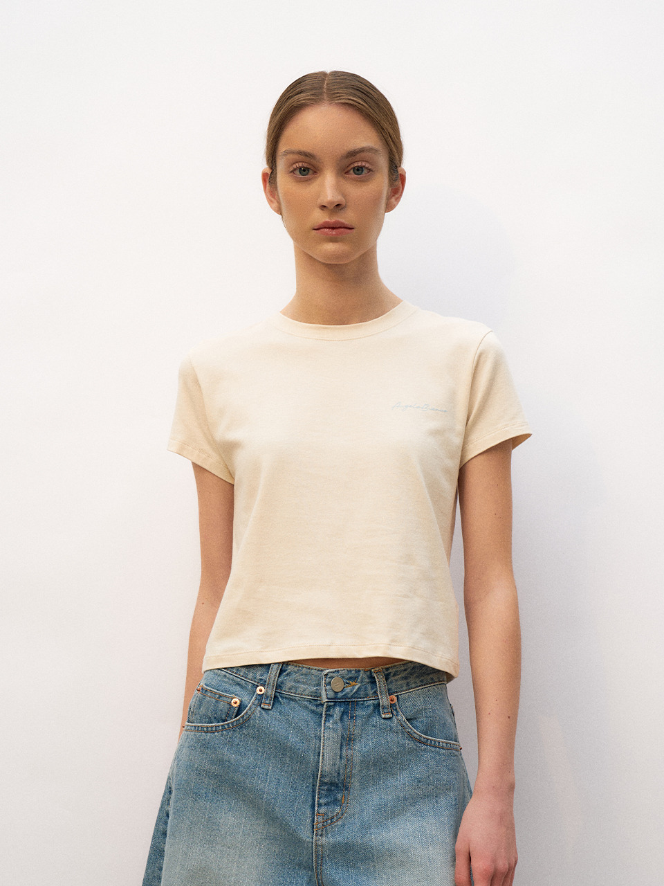 Louise Lettering T-shirt - HAGO(하고)