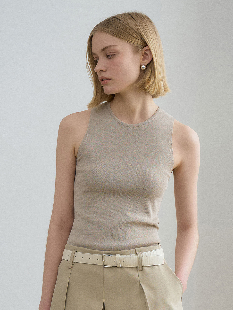 Basic Sleeveless Knit - HAGO(하고)
