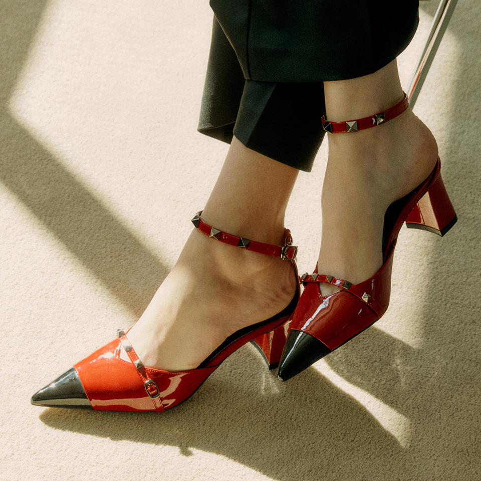 BRISA PUMPS / RED [브리사 펌프스 /레드] 6CM - 하고