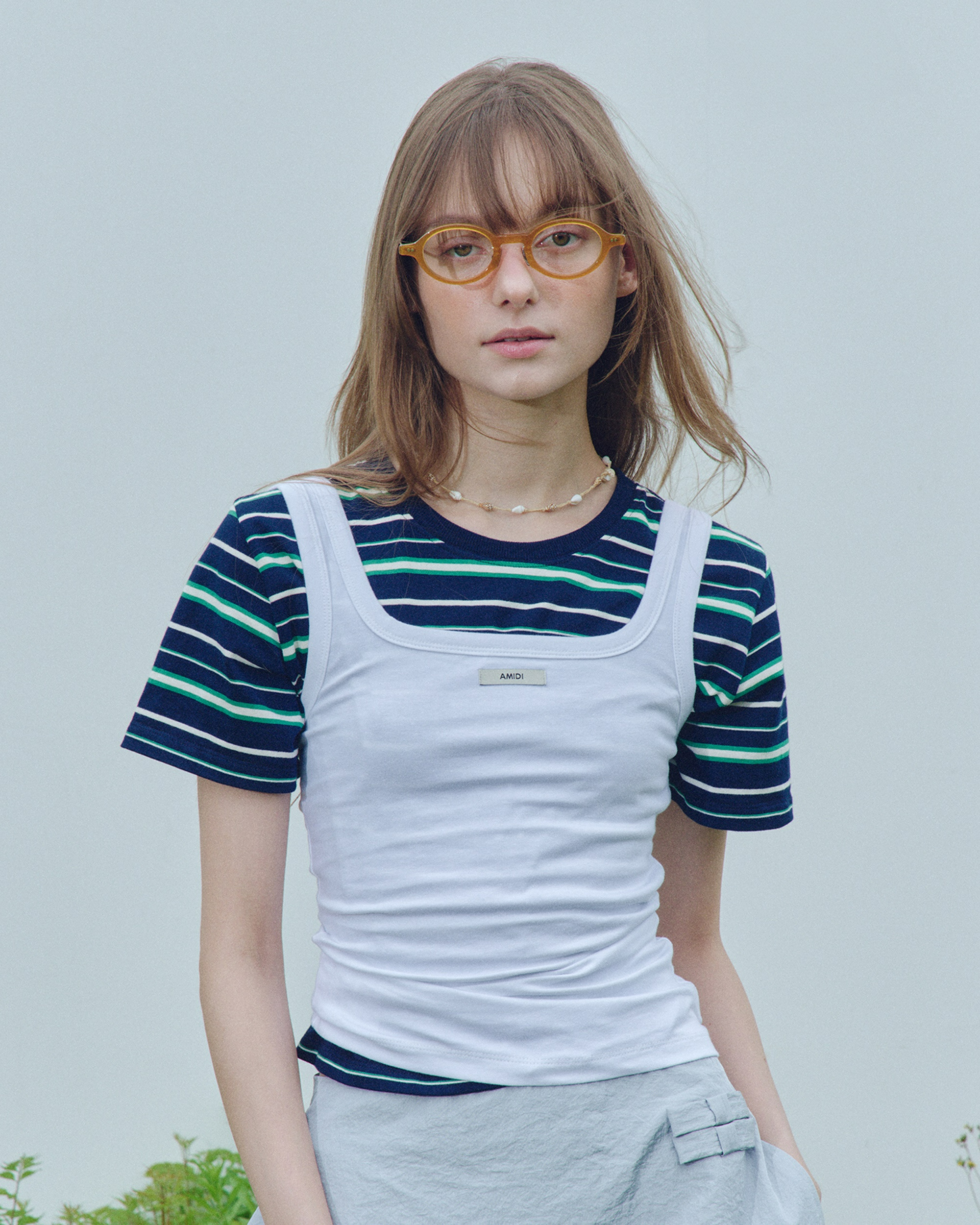 BASIC SQUARE SLEEVELESS_WHITE - HAGO(하고)