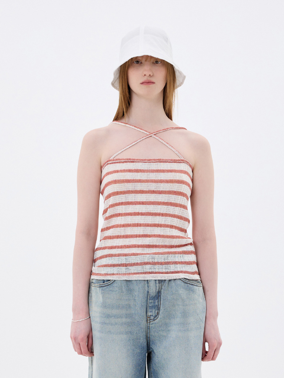 FESTA HALTER NECK TUBE TOP - HAGO(하고)