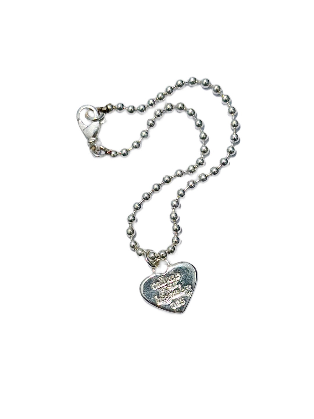 러브 볼 체인 팔찌-실버925 - HAGO(하고)