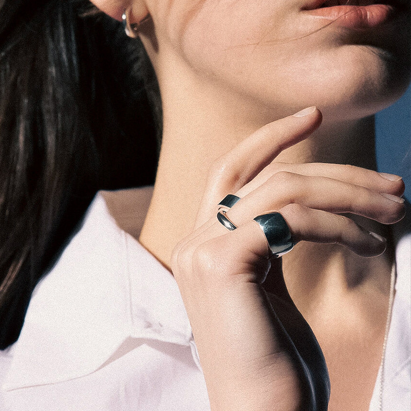 Sinuous bold ring - HAGO(하고)