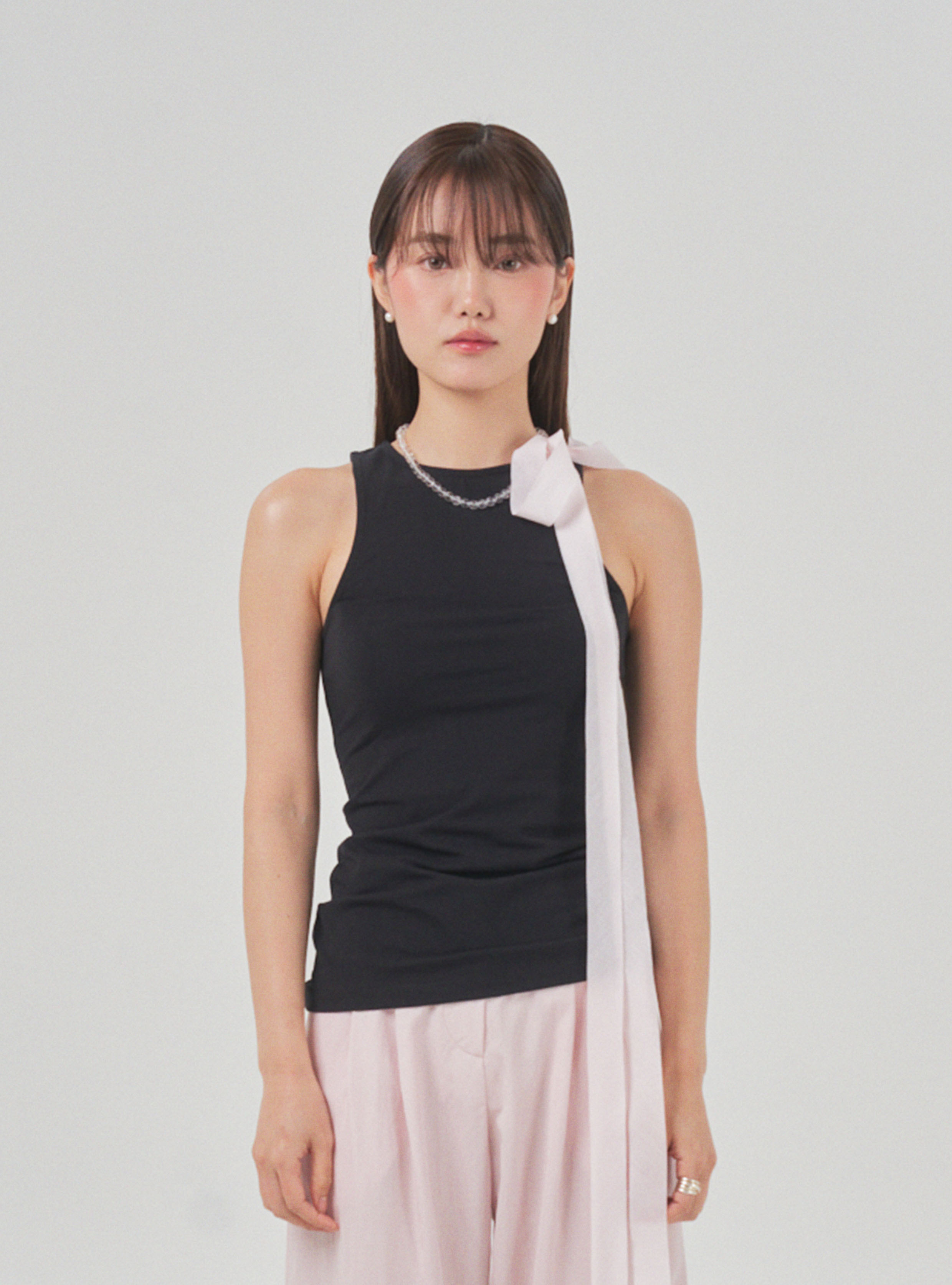 vase sleeveless (black) - HAGO(하고)
