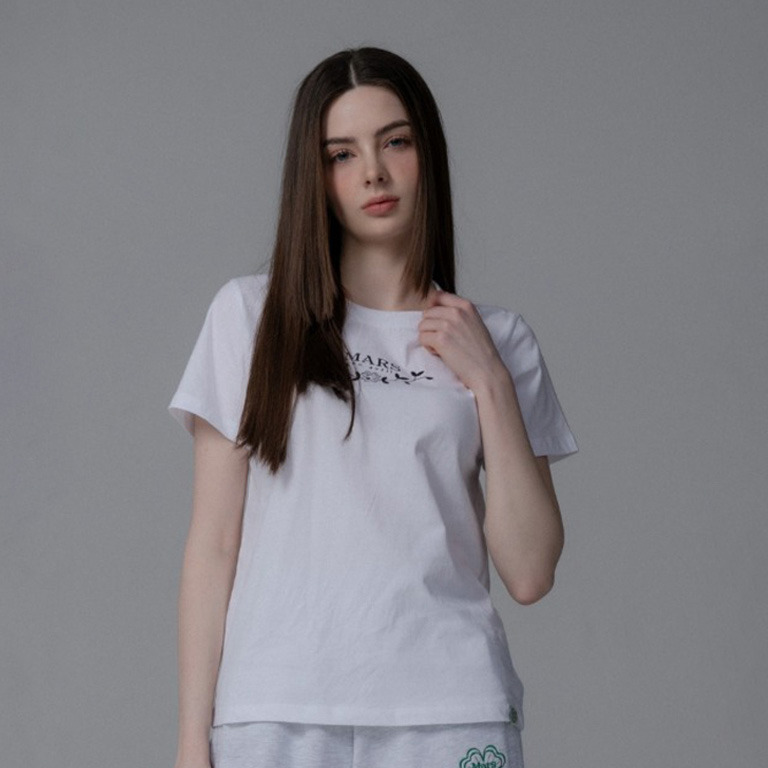 CLOVER WREATH TSHIRT - WHITE - HAGO(하고)