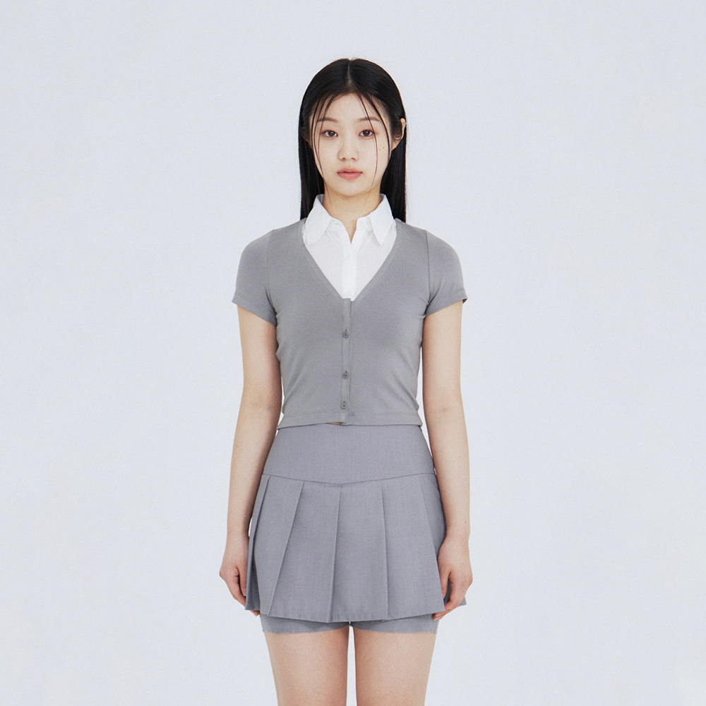 Serena top (Gray) - HAGO(하고)