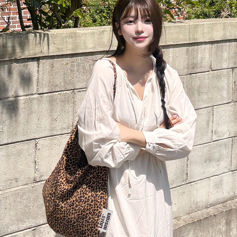 Rabbit eco bag_Leopard - 하고(HAGO)