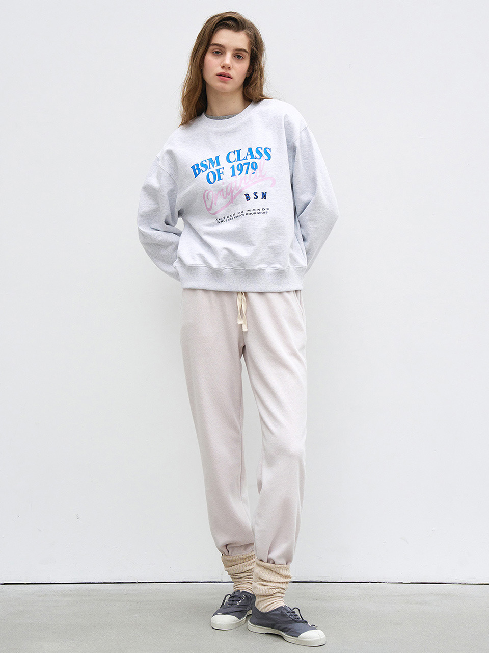 BASIC JOGGER SWEATPANTS - DUSTY PINK - 하고(HAGO)