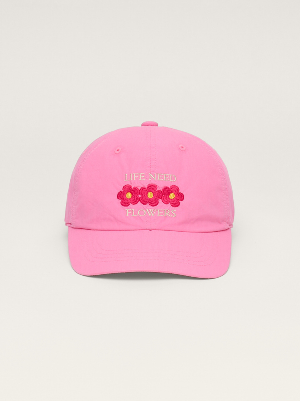 Flower Ball Cap (Pink) - 하고