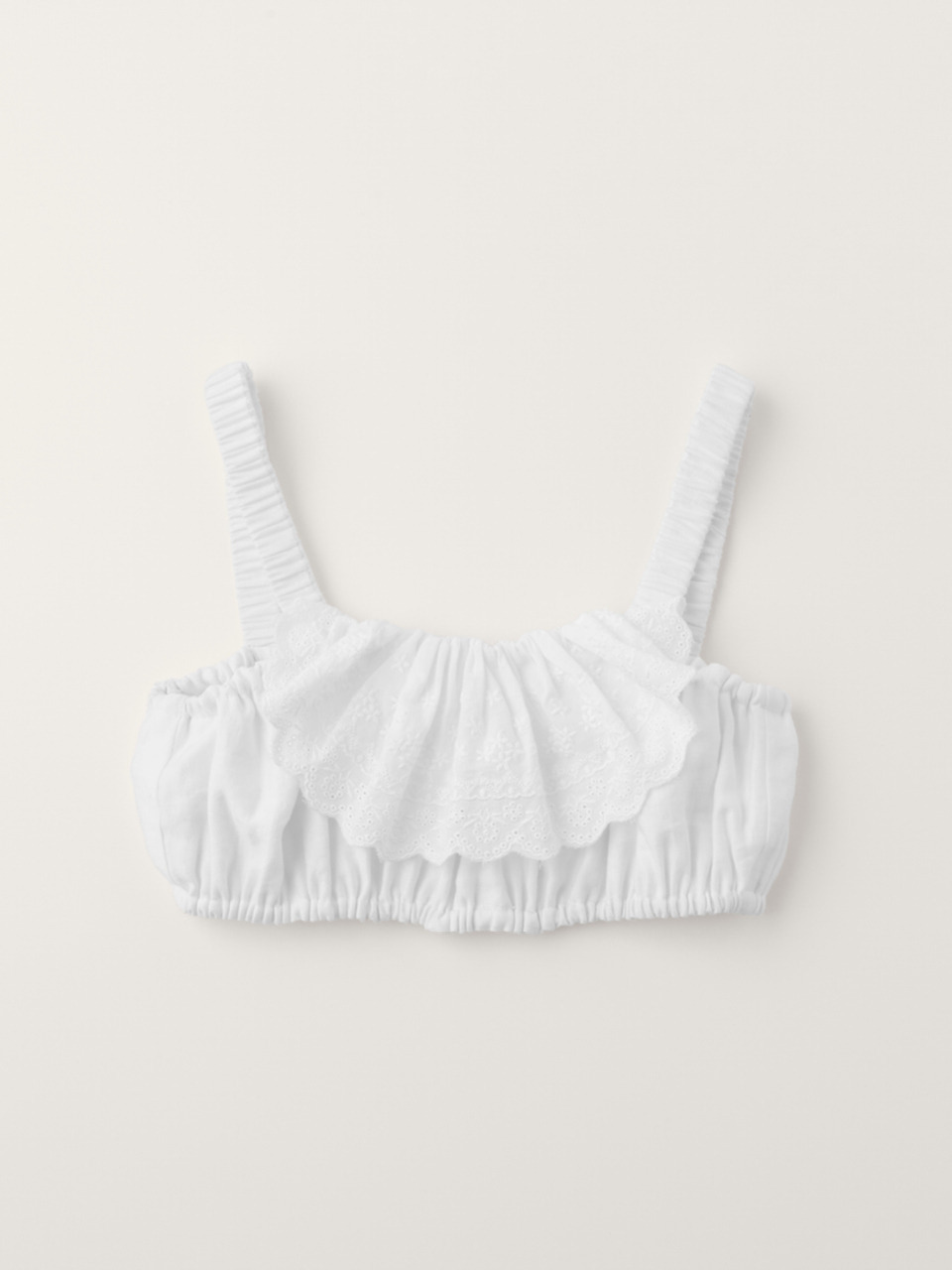 [25%쿠폰]Simon Bralette (White) - HAGO(하고)