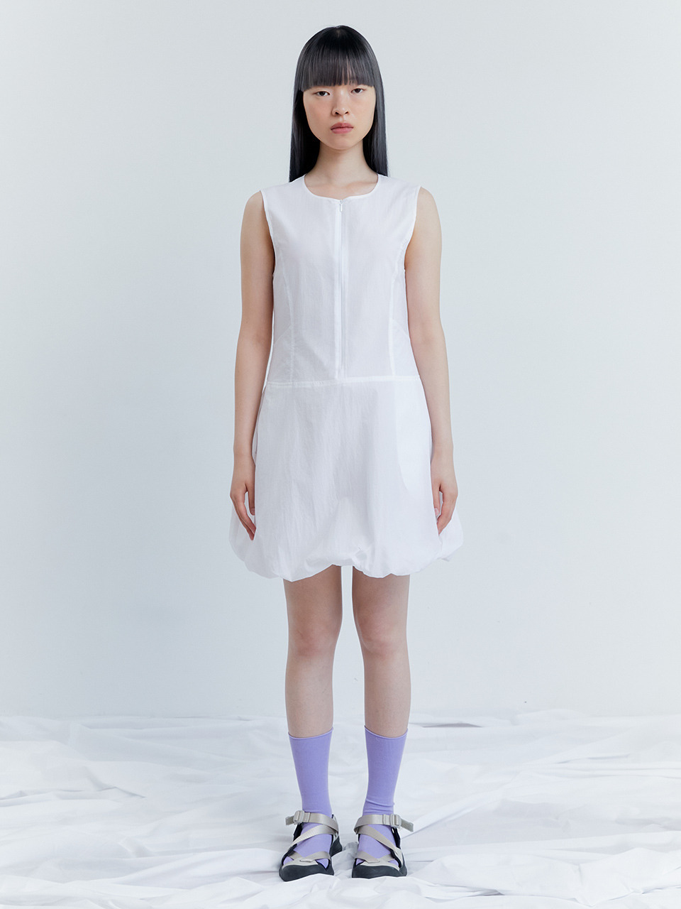 Windy Balloon Dress_White - HAGO(하고)