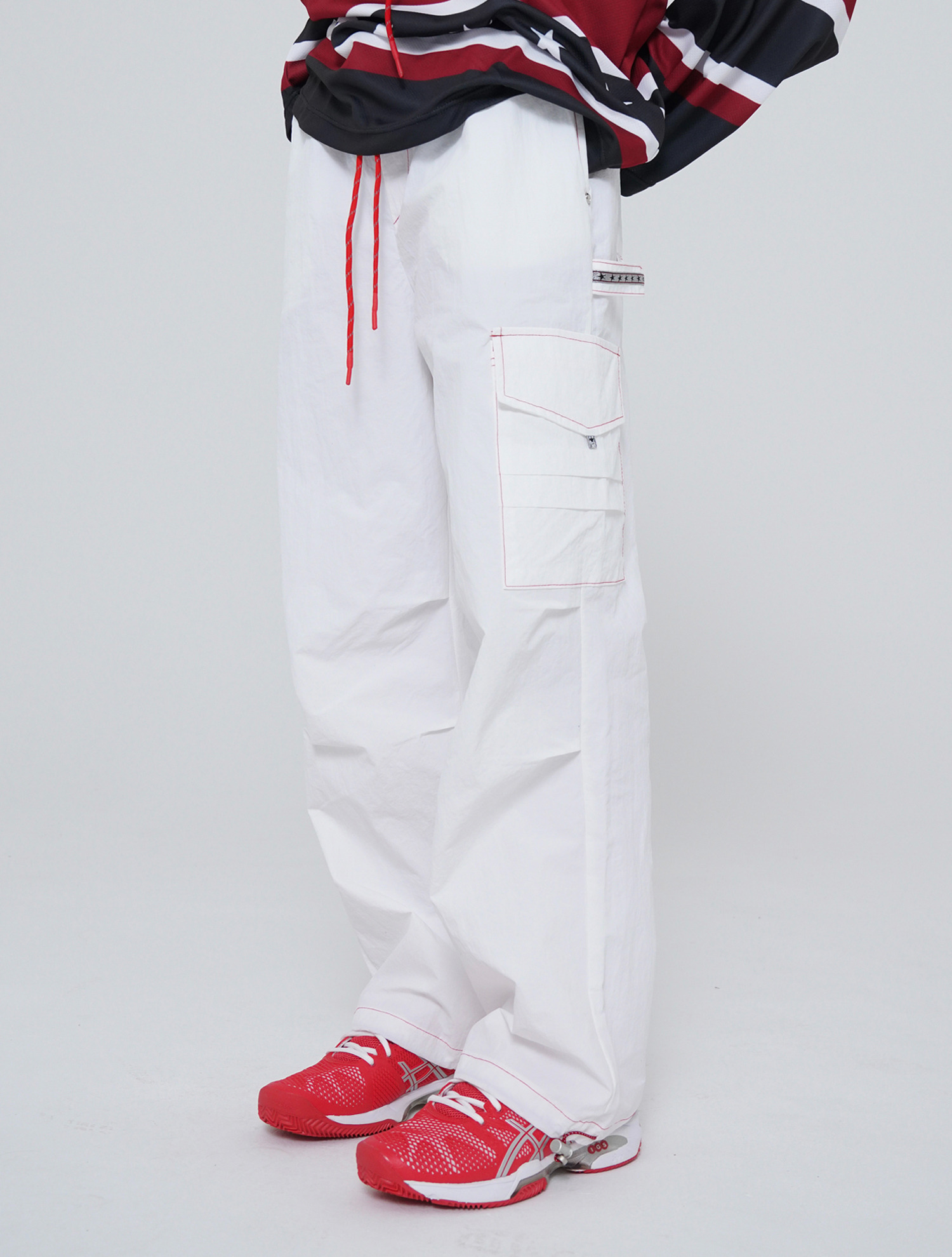 VISION POCKET STITCH PANTS - [WHITE] - HAGO(하고)