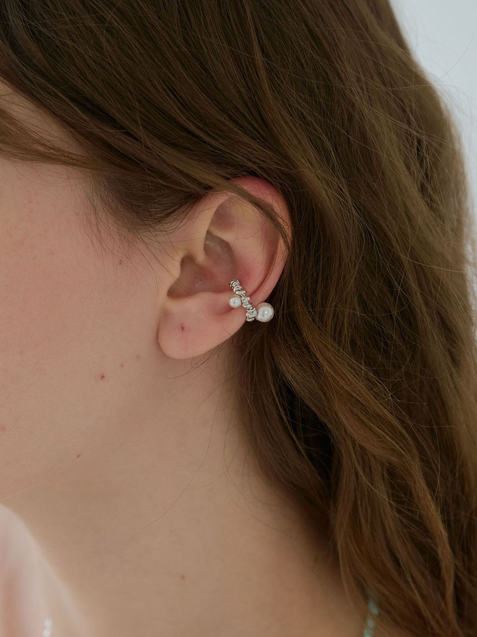 Tangled pearl Earcuff 탱글진주이어커프 - HAGO(하고)