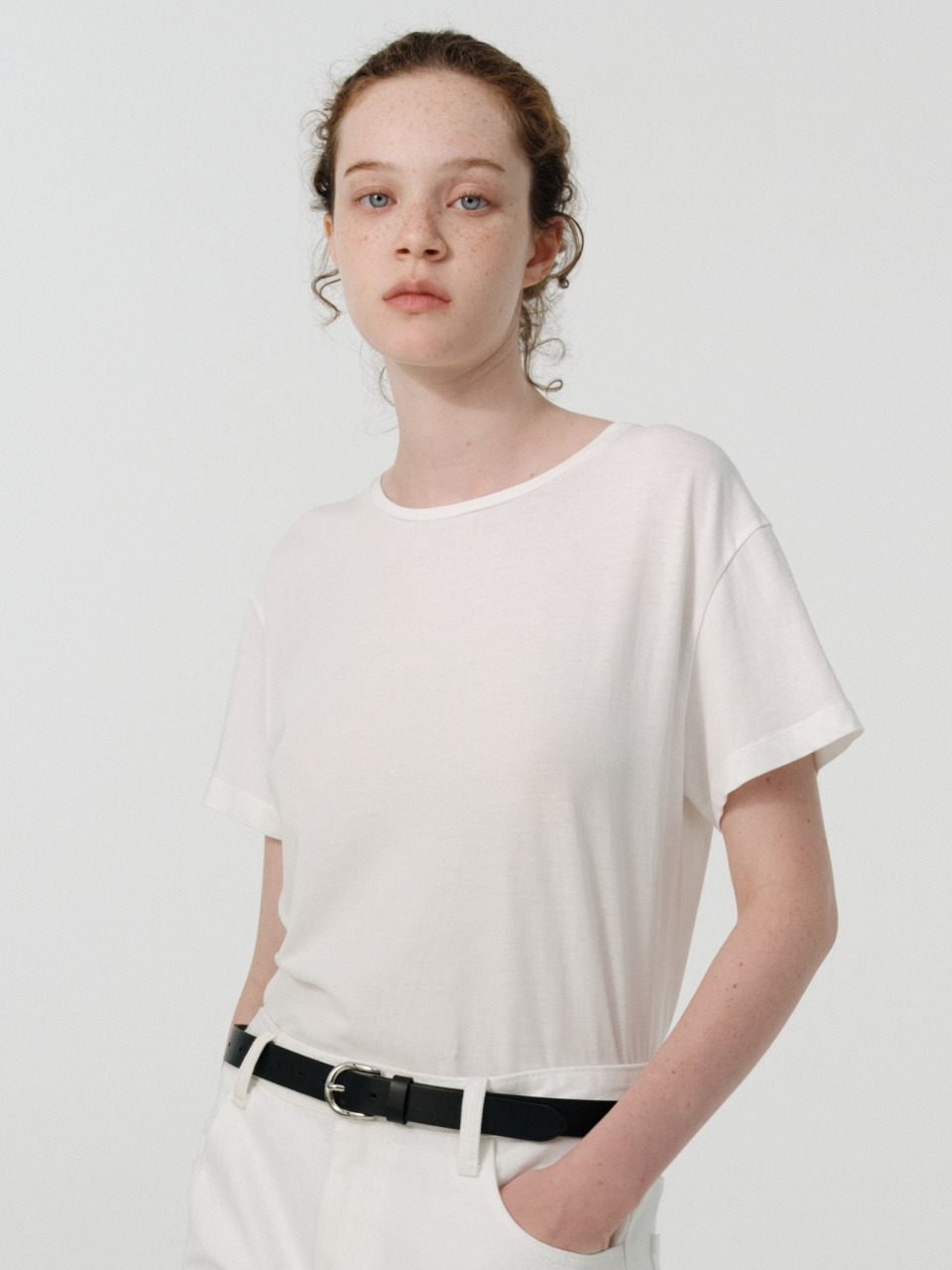 BASE TEE_OFF WHITE - HAGO(하고)