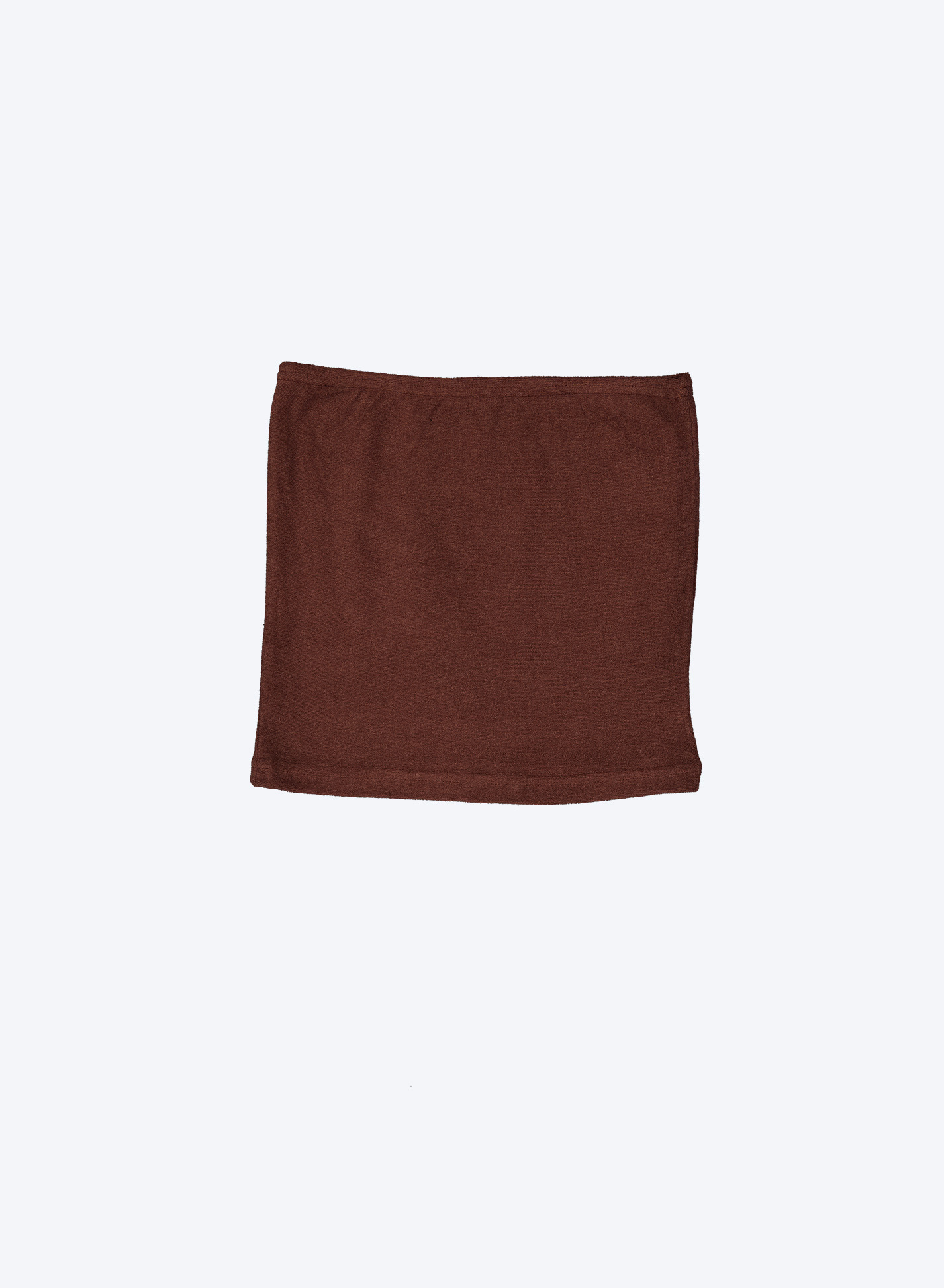 TERRY TUBE TOP - BROWN - 하고