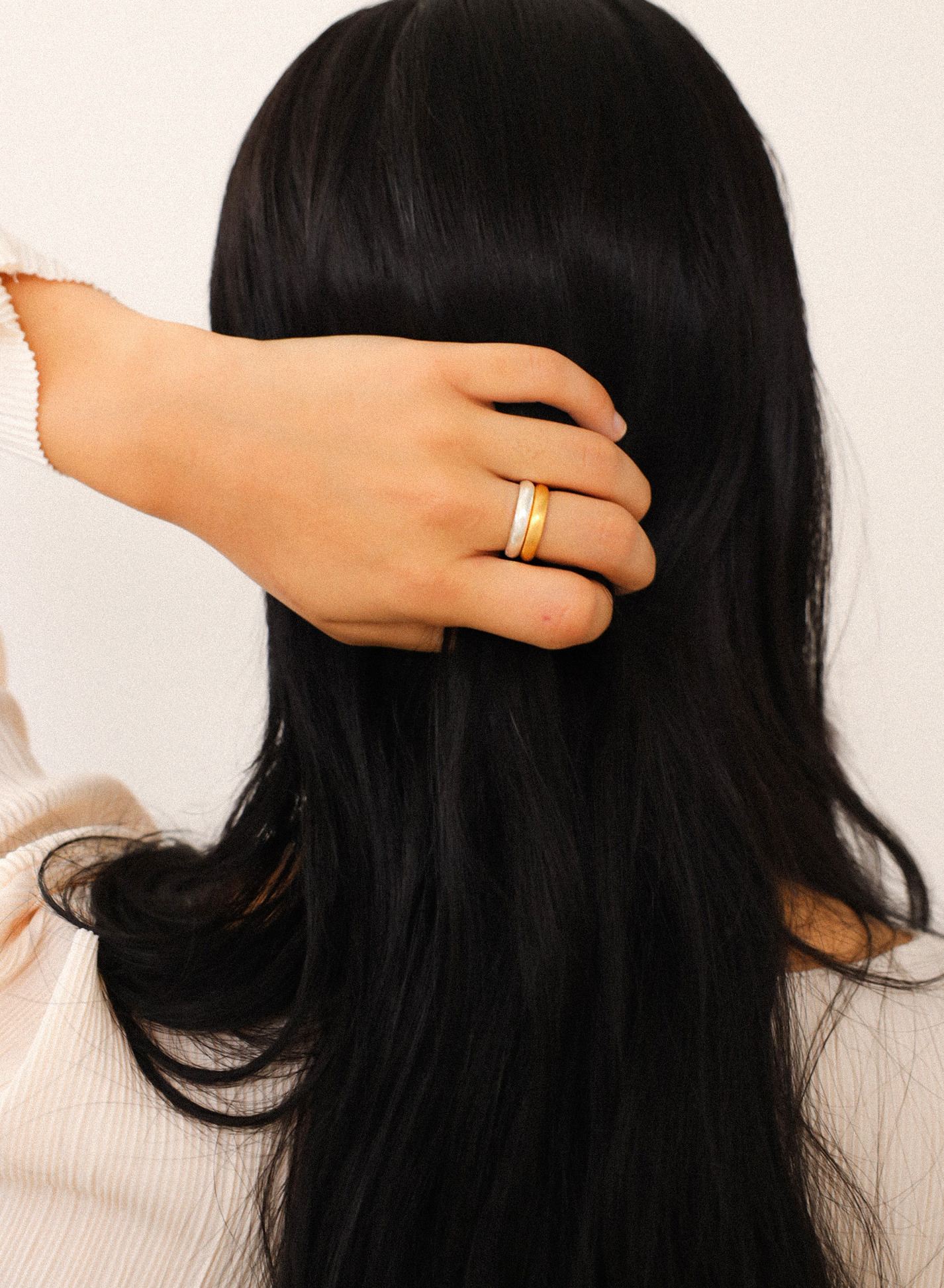 [단독20%][Set]SOMA RINGS - (Silver925+18k Gold Vermeil) - 하고(HAGO)