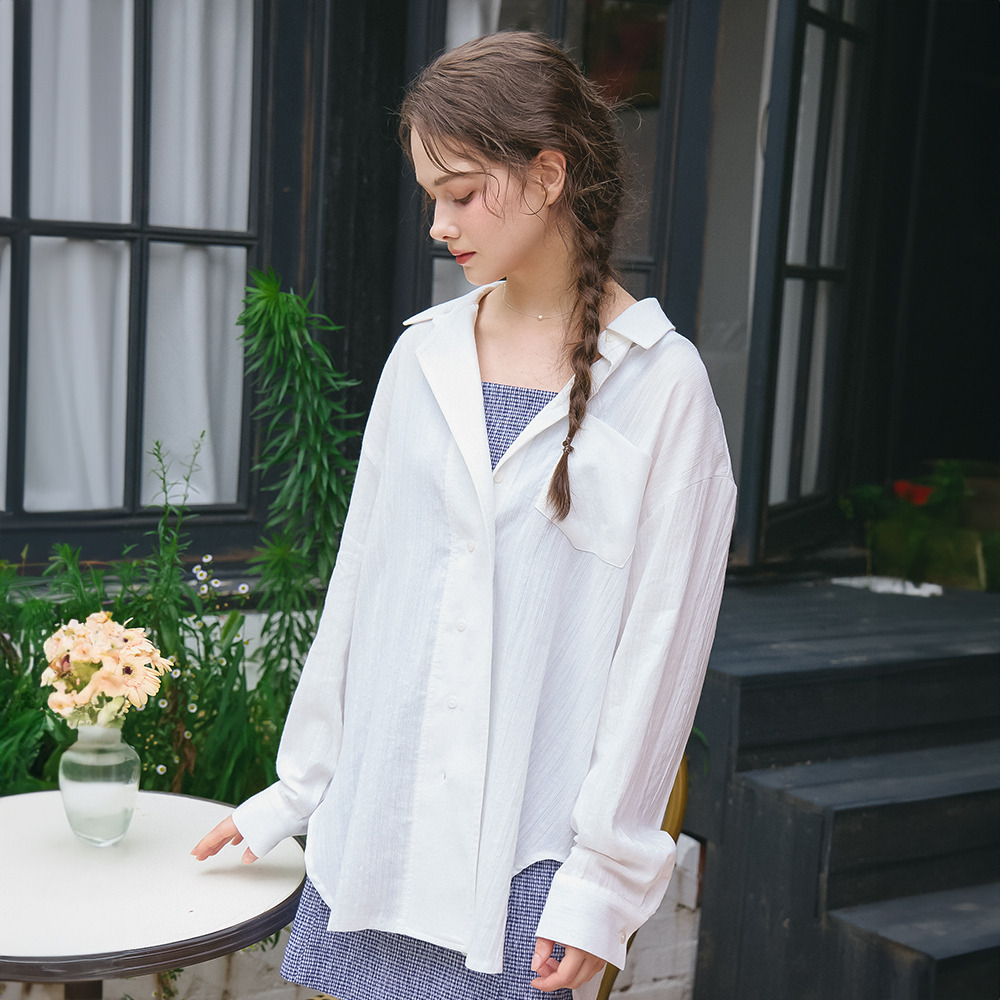 SIGNATURE OVERFIT SHIRTS_WHITE - HAGO(하고)