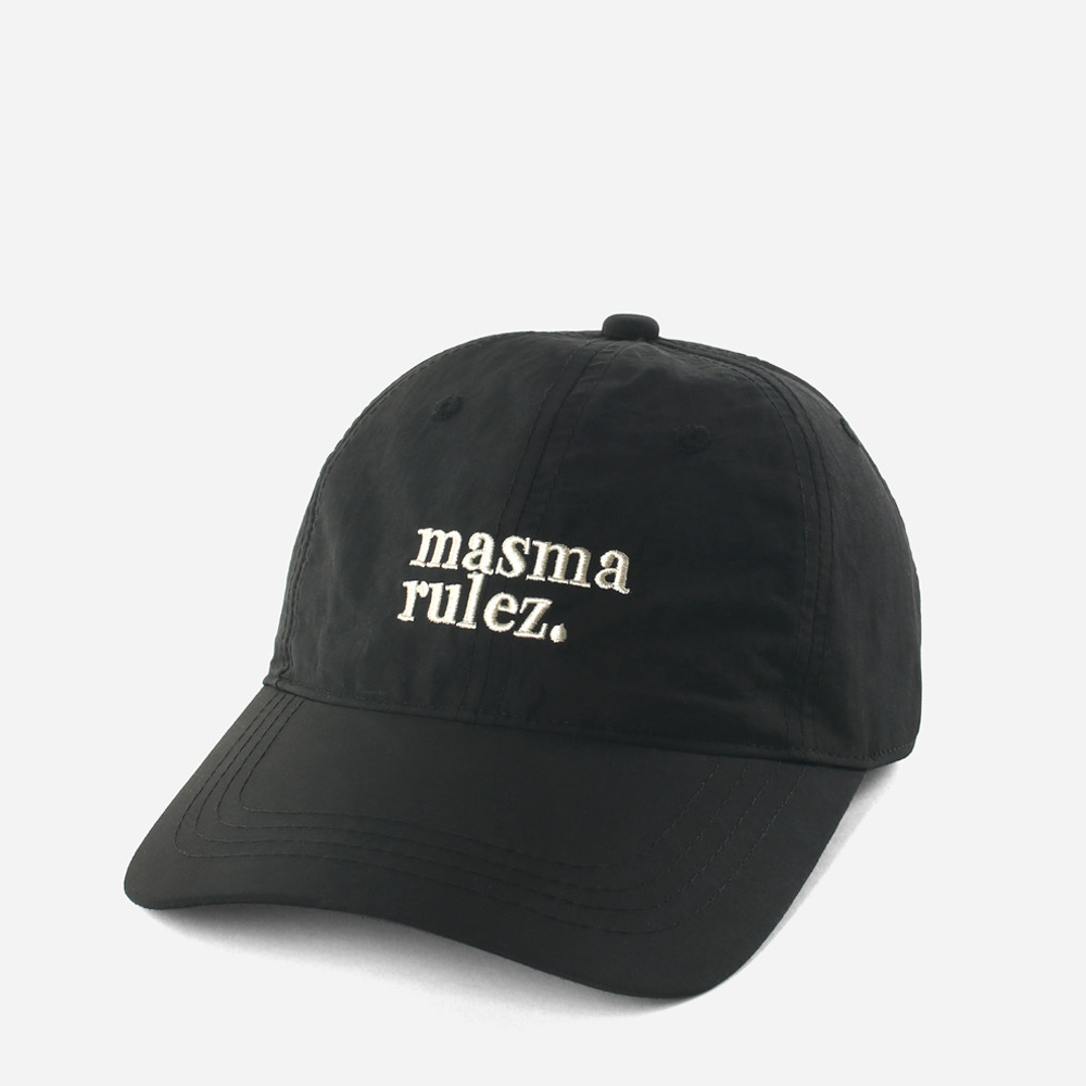 MSMRZ Logo Ball cap_Black - HAGO(하고)