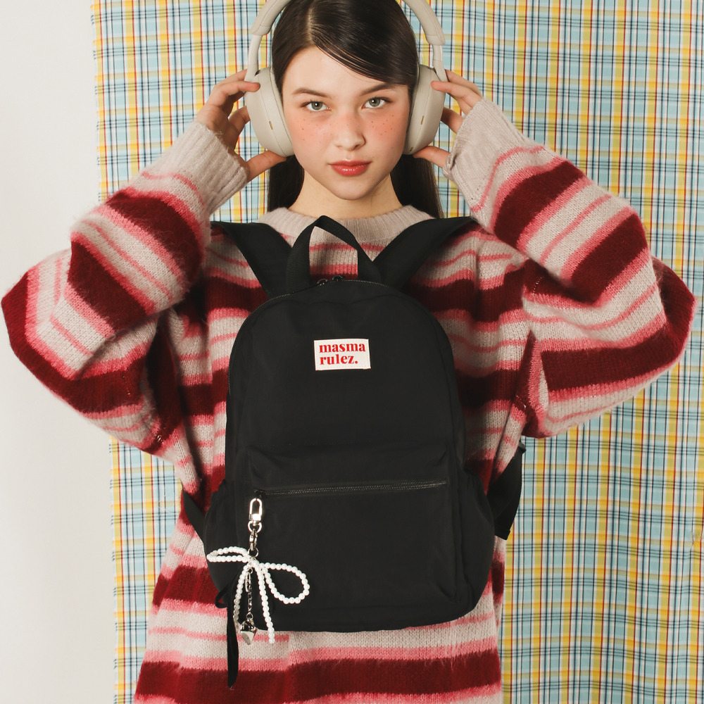 mini ver. Daily backpack _ Black - 하고(HAGO)