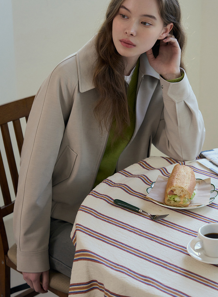 울 레글런 크롭 블루종 [2COLORS] - HAGO(하고)