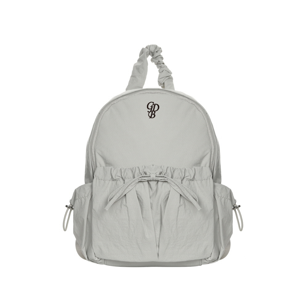 SHIRRING BACK PACK [GRAY] - 하고(HAGO)