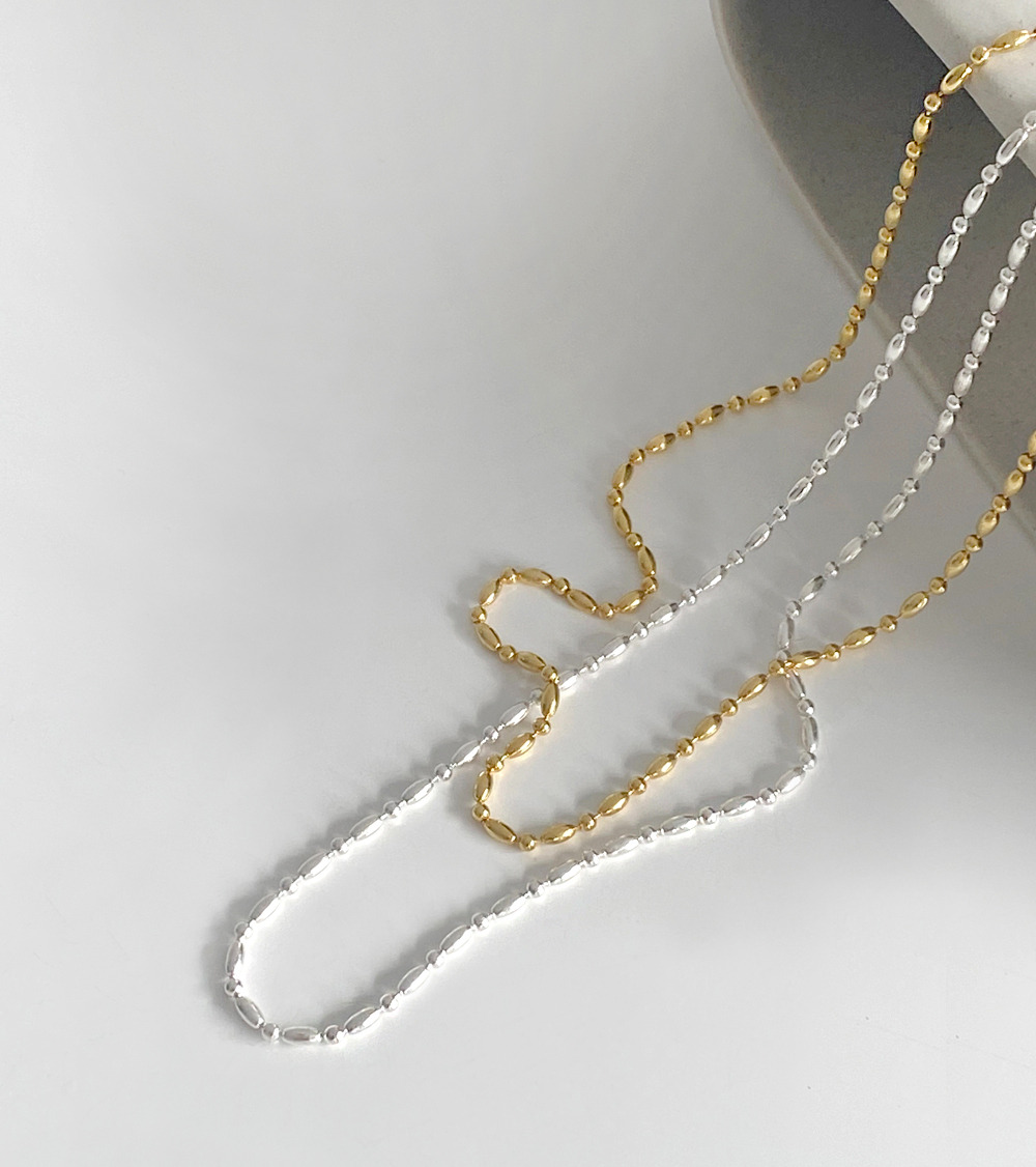 김지은 착용 Layered Mini Ball Necklace(gold) - HAGO(하고)