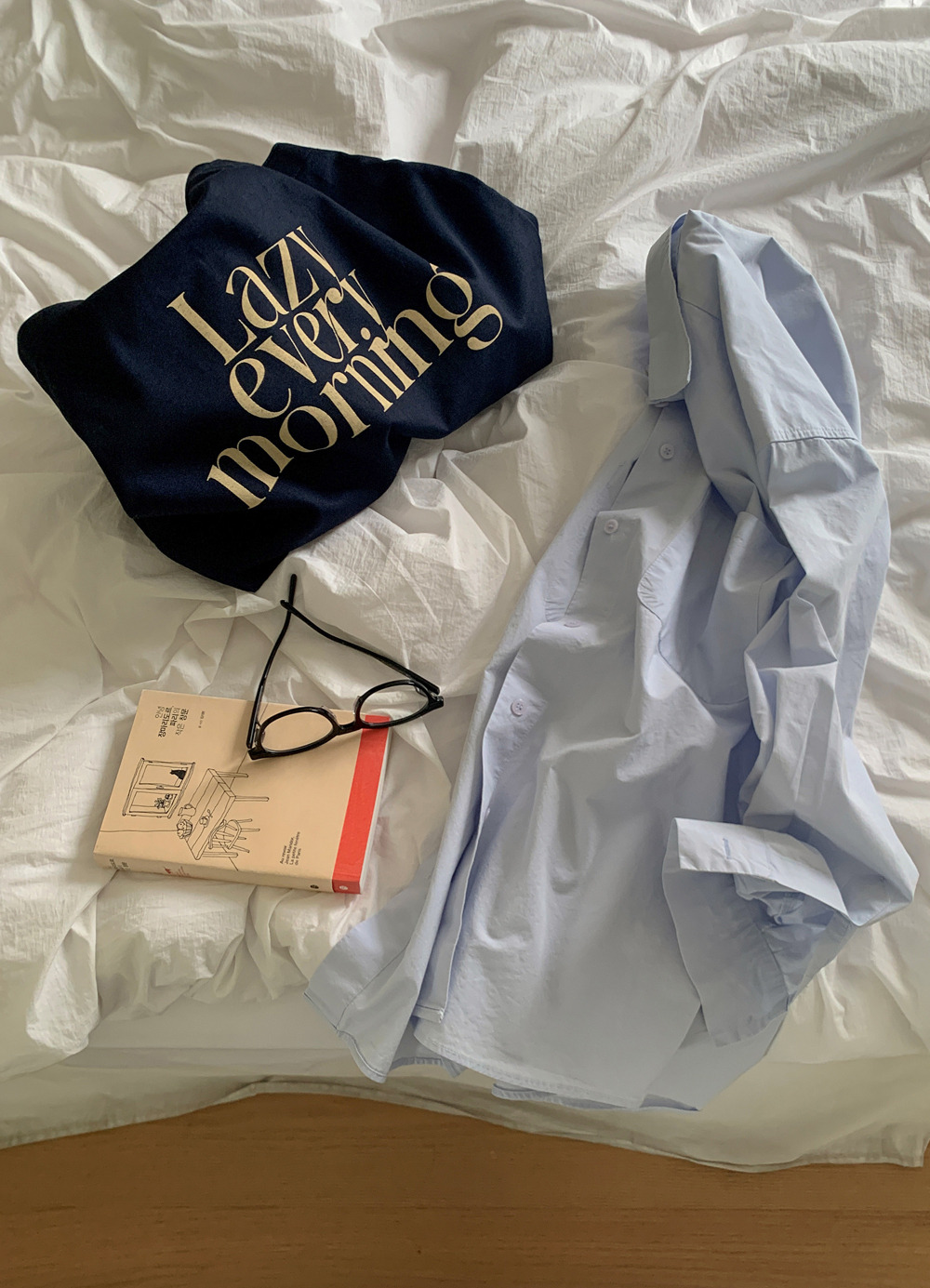 Lazy Eco Bag (navy) - HAGO(하고)