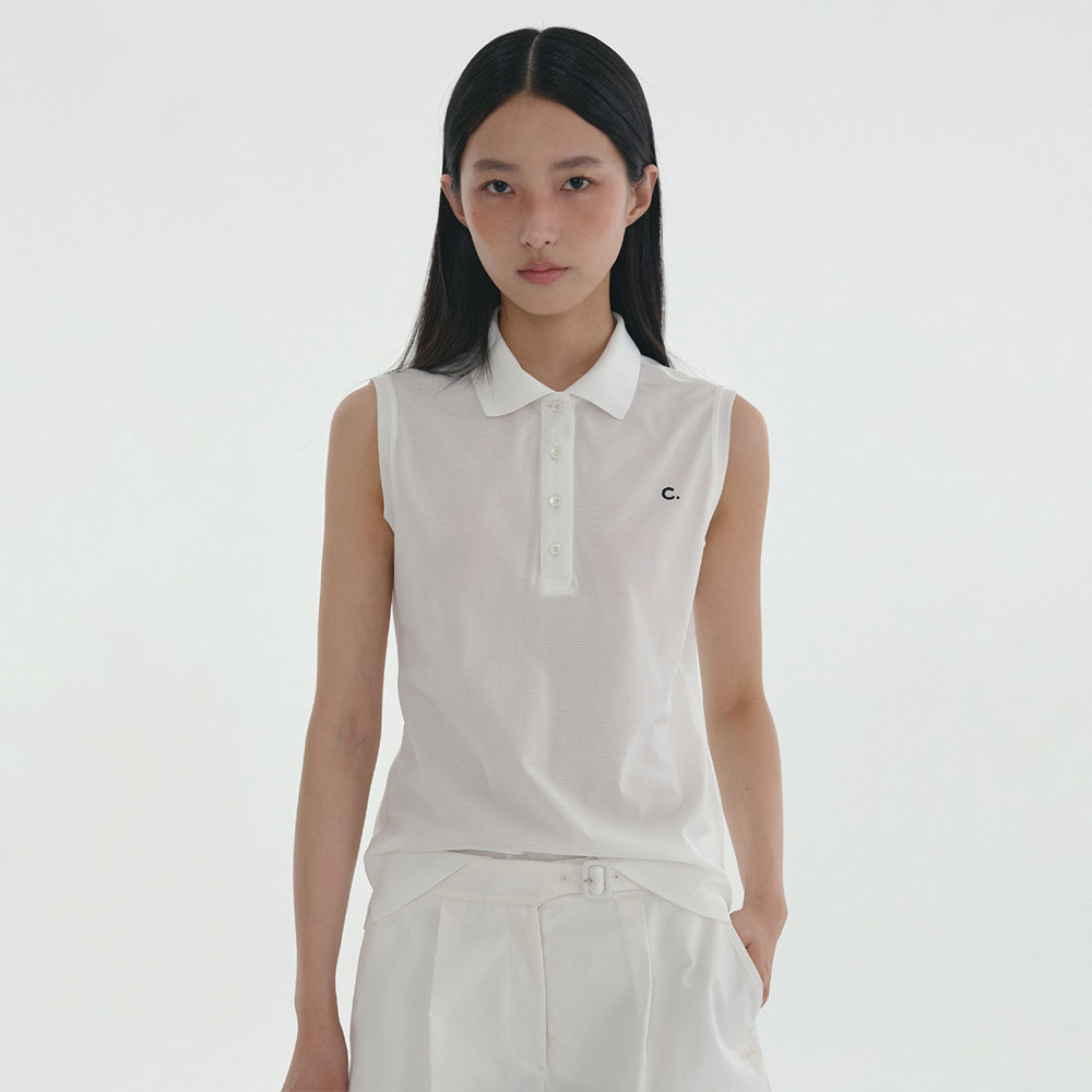 Standard Pique Sleeveless (White) - HAGO(하고)