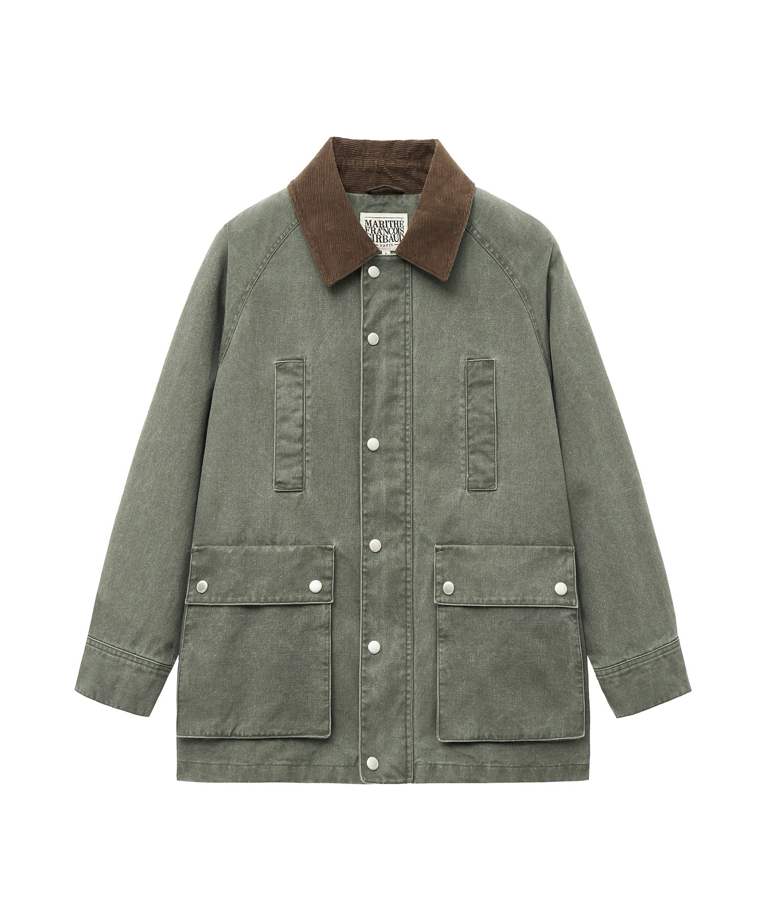 COTTON HUNTING JACKET khaki - 하고(HAGO)