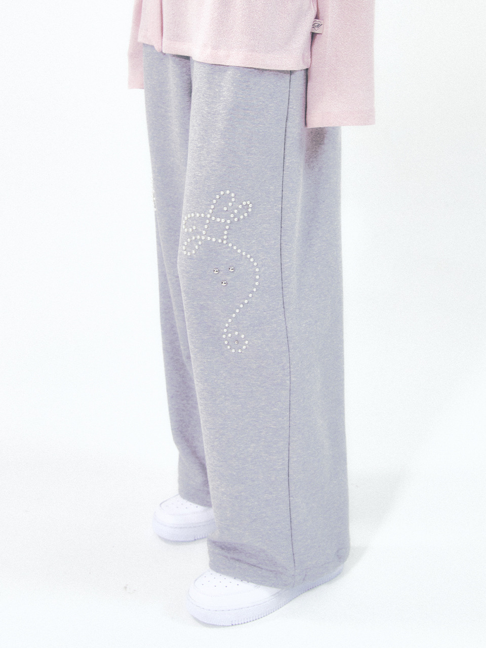 Pearl Track Pants Gray - HAGO(하고)