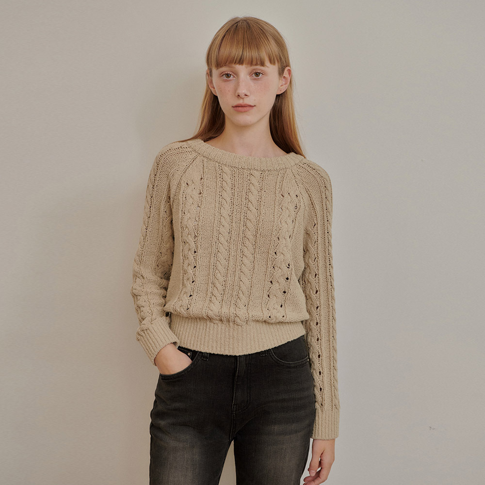Yura Twist Round Knit - 하고(HAGO)