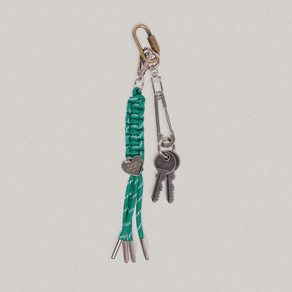 Multi rope key ring Green - 하고