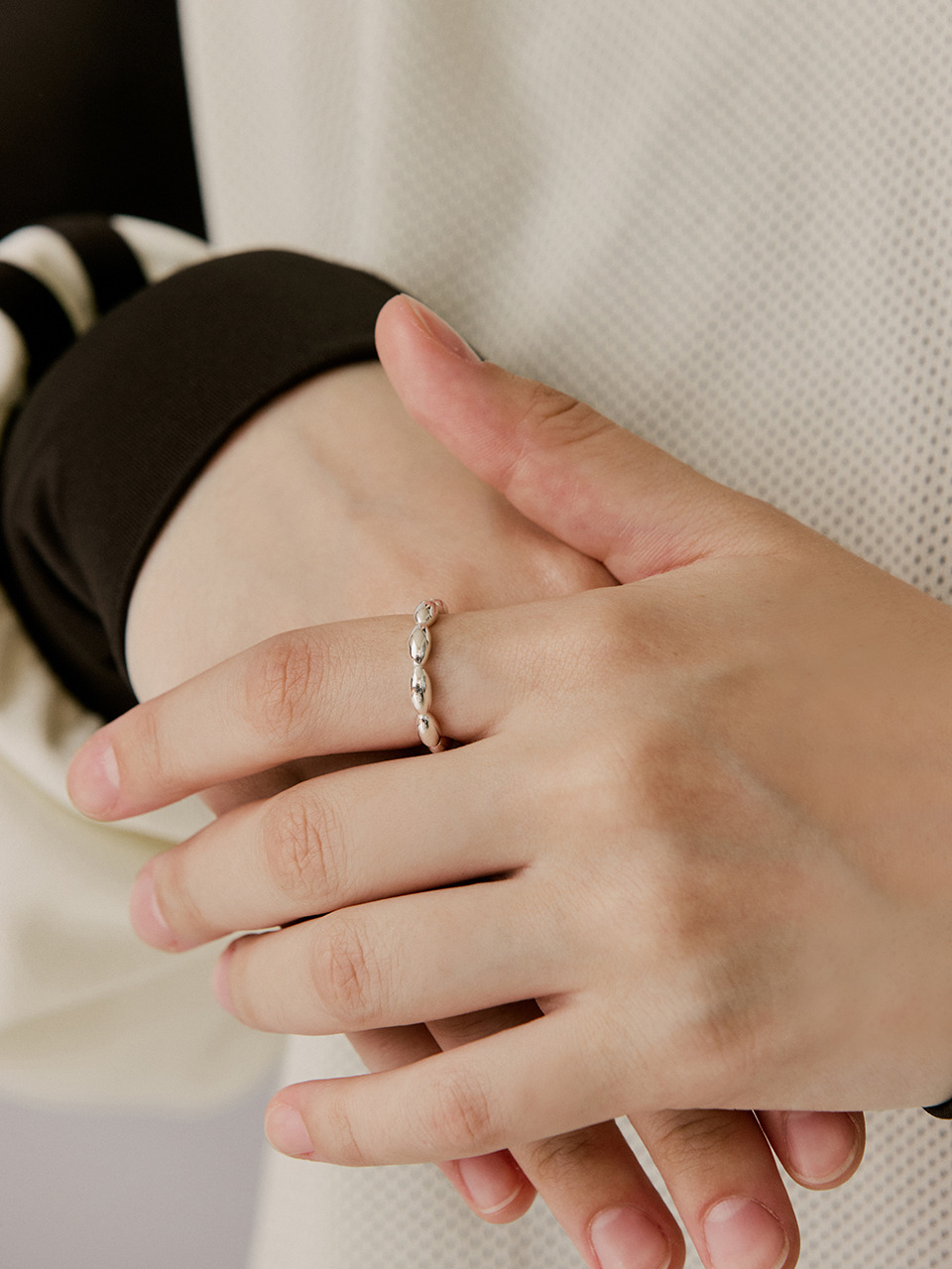 [빈티지헐리우드][925 Silver] Egg Ring_VH2478RI002M - 하고(HAGO)