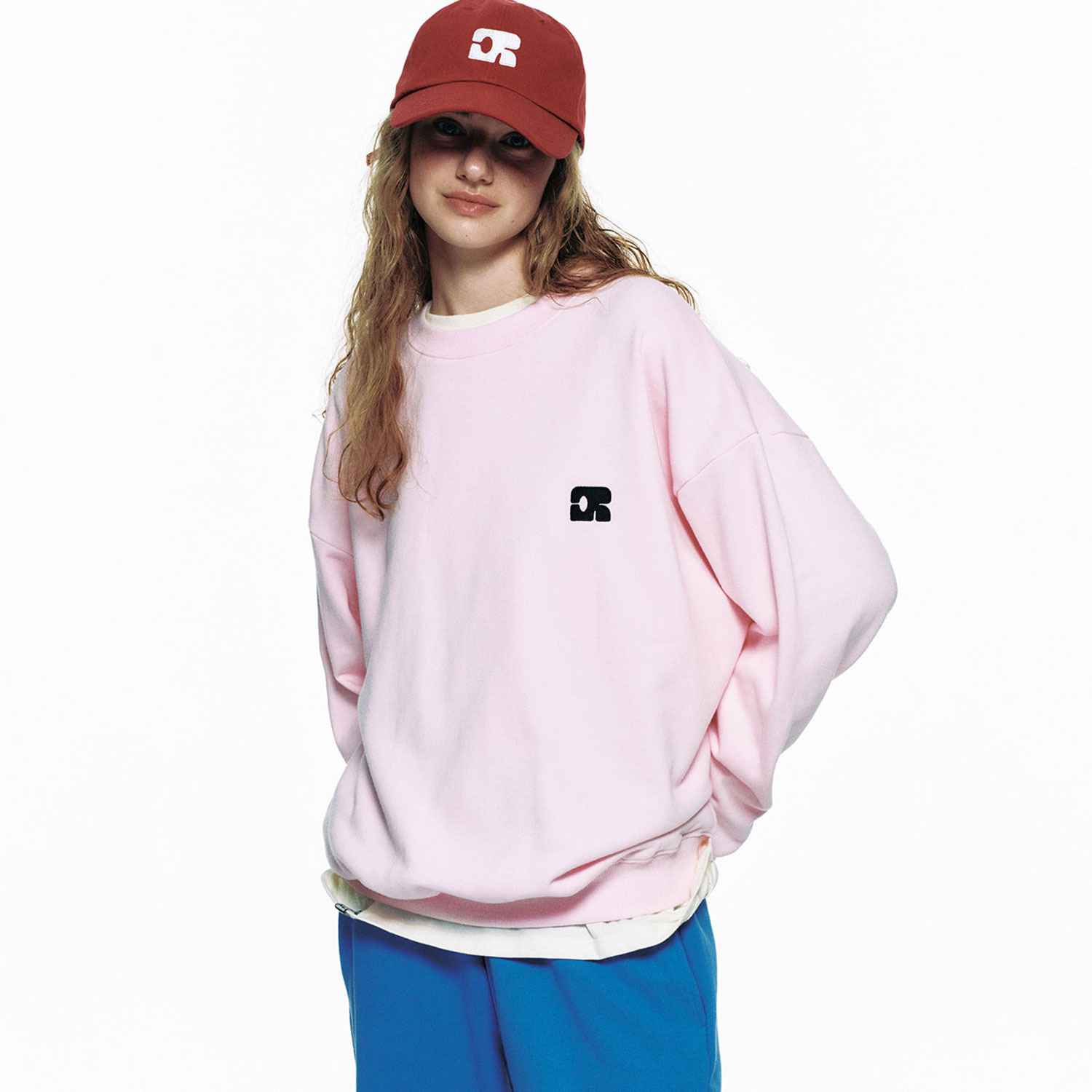 CENTAUR EMBLEM SWEATSHIRT_PINK - HAGO(하고)
