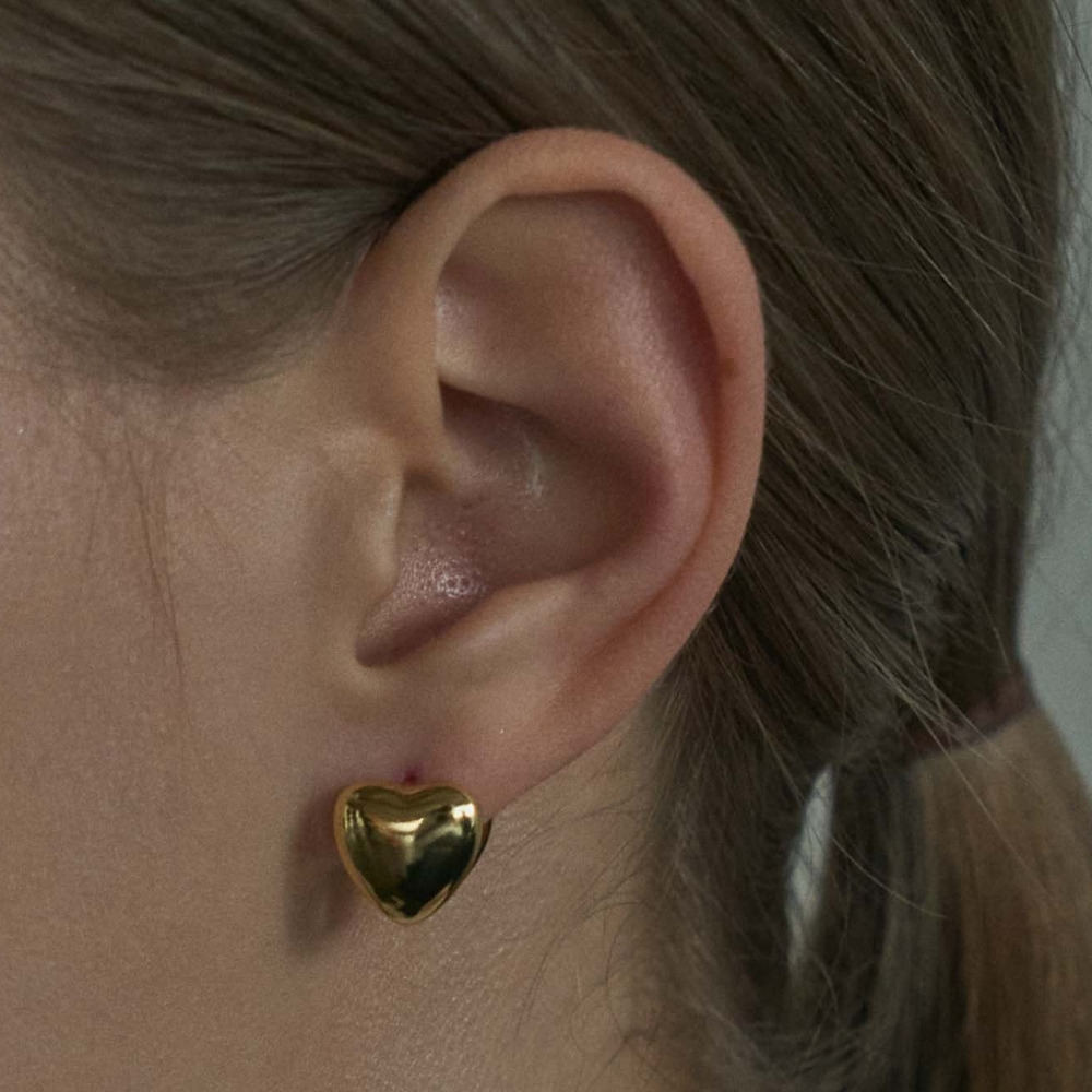 HEART EARRING SB_015_018 - 하고(HAGO)