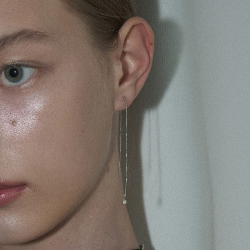 Long Drop Earrings SB_029_030 - HAGO(하고)