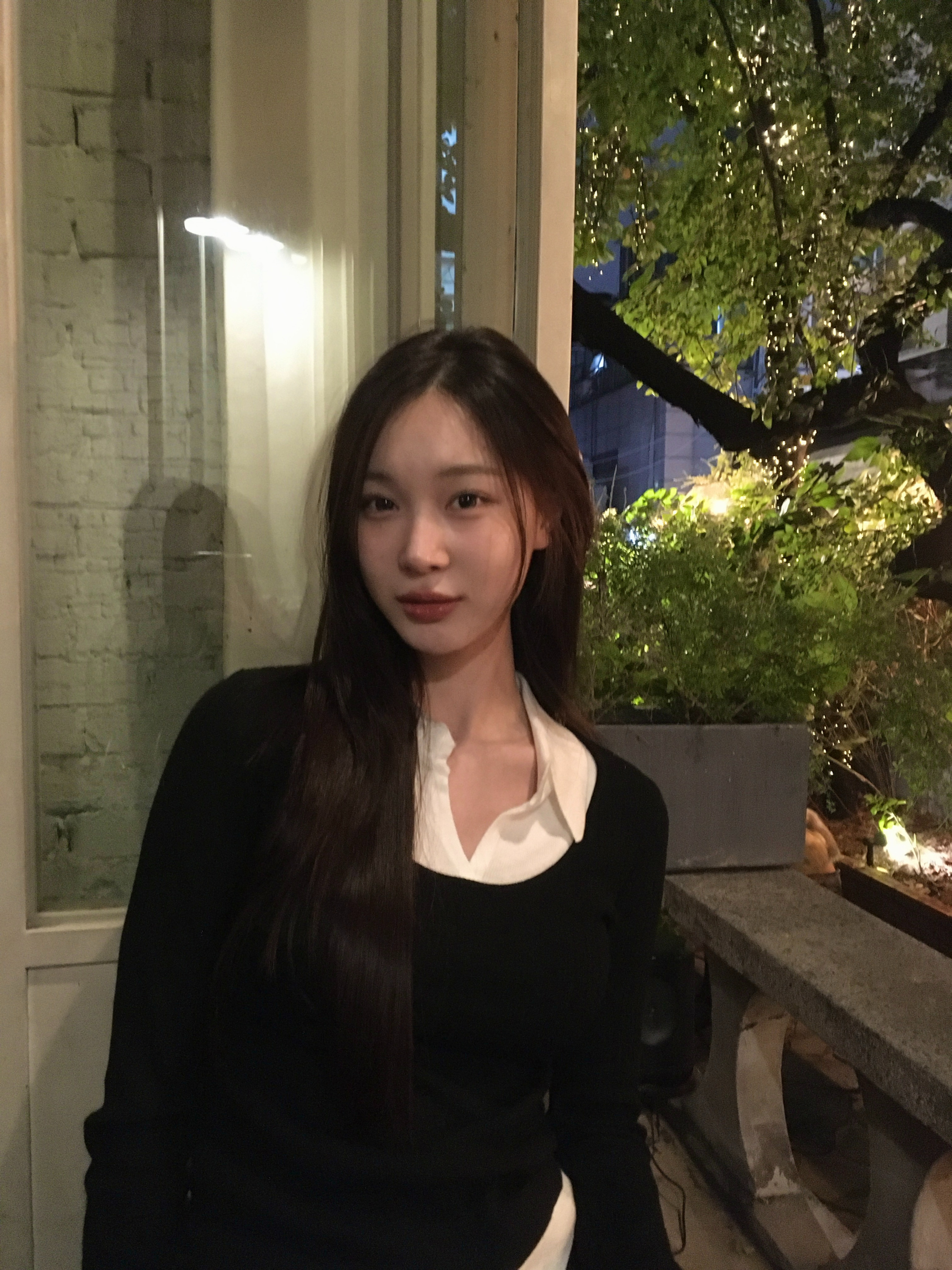 [TWEE] [정향`PICK] 벨롯 투톤 레이어 니트 - 하고(HAGO)