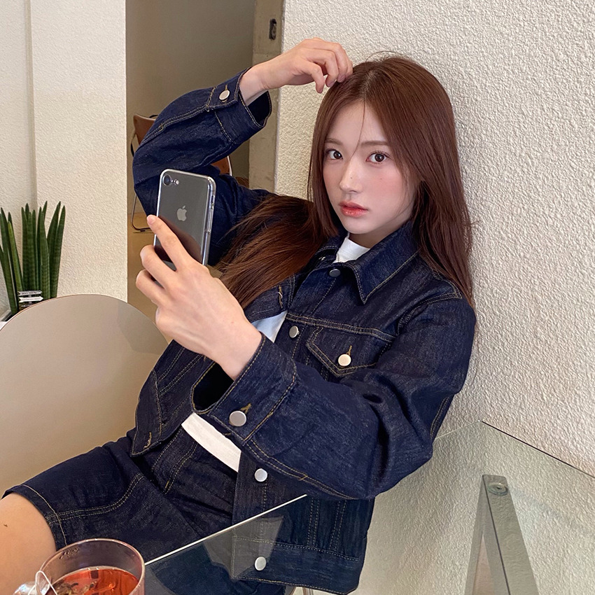 [TWEE] [정향`PICK] 트랙 논페이드 진청 청자켓 - HAGO(하고)