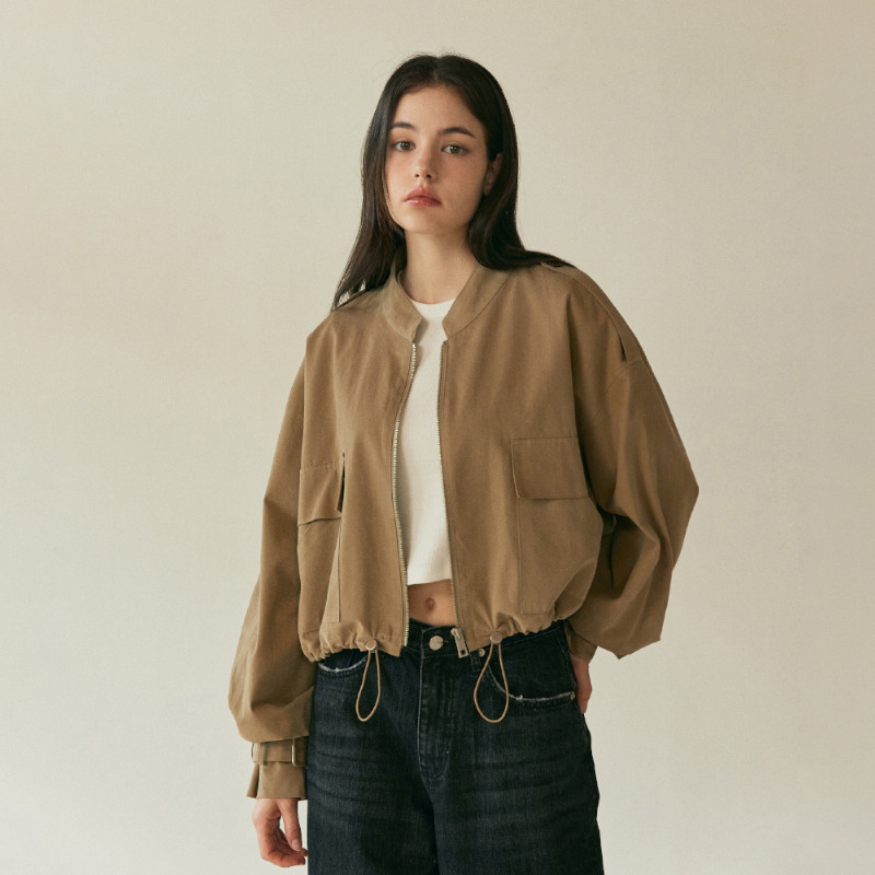 COTTON PEACH JACKET_BEIGE - 하고(HAGO)