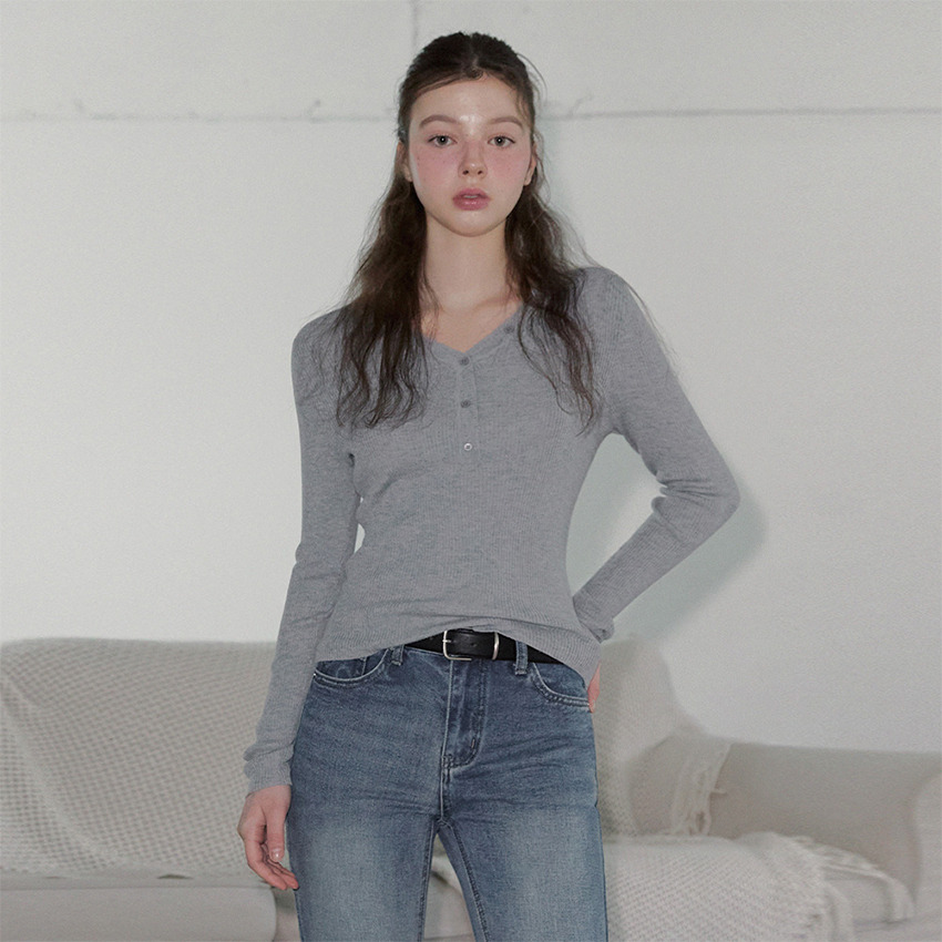 [TWEE] [정향`pick] 고메즈 버튼 니트 - HAGO(하고)